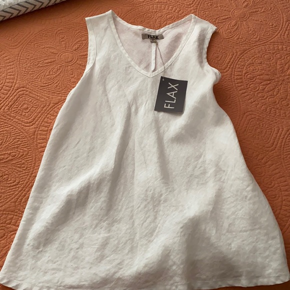 Flax | Tops | Classic Flax Bias Cut V Neck Tank | Poshmark